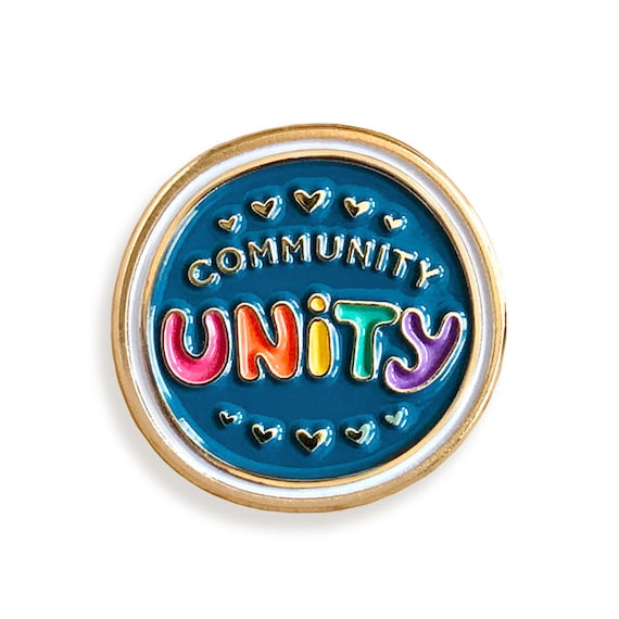 Unity Pin Community Unity Benefits American Civil | Etsy