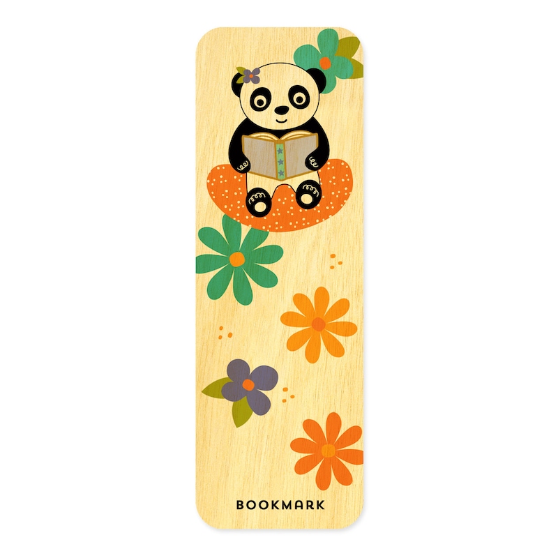 Panda Bookmark - Etsy