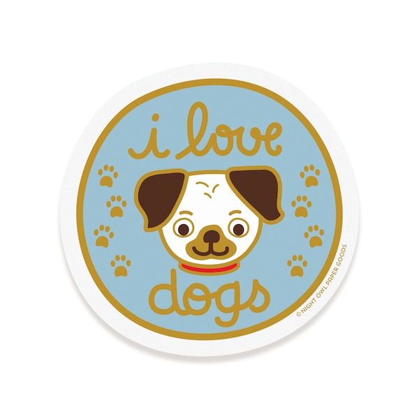 Love Dogs Decal - Etsy