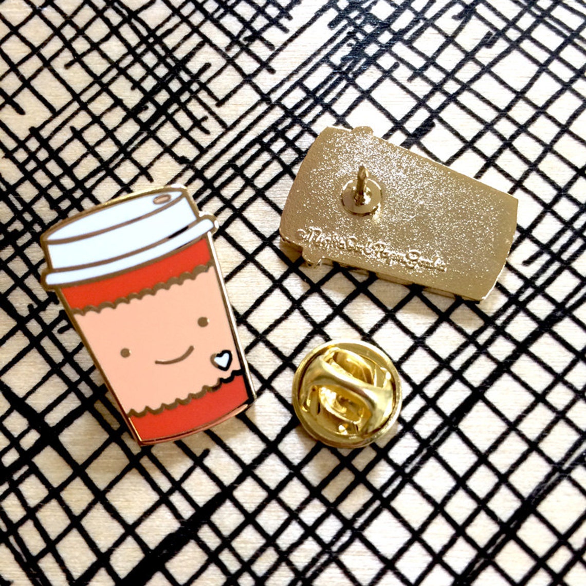Coffee Lover Pin Coffee Enamel Pin Coffee Lapel Pin - Etsy
