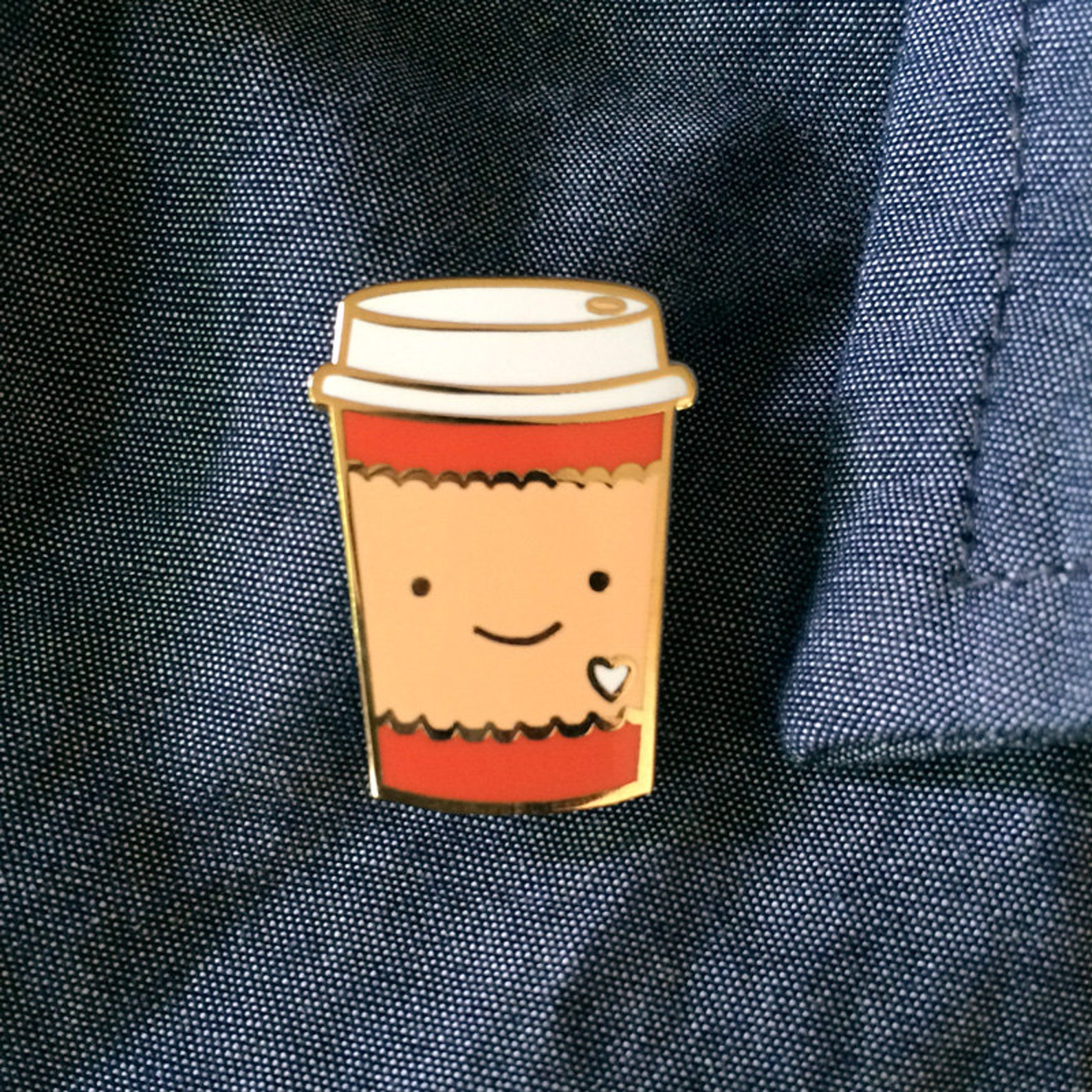 Coffee Lover Pin Coffee Enamel Pin Coffee Lapel Pin | Etsy