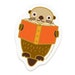 Otter Read Sticker Reading Otter Sticker Vinyl - Etsy