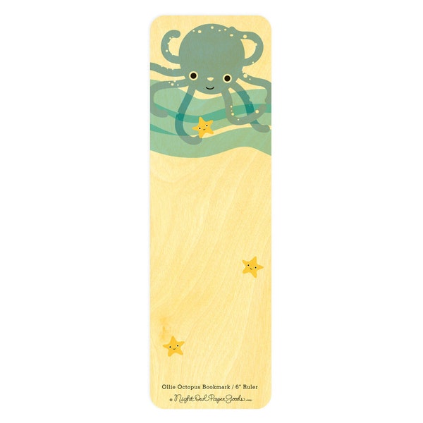 Octopus Bookmark - Etsy