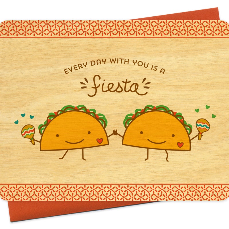 Taco Valentine Card - Etsy
