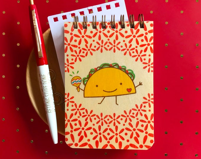 Taco Tales Gift Set Bookmark & Enamel Pin Taco Tuesday - Etsy