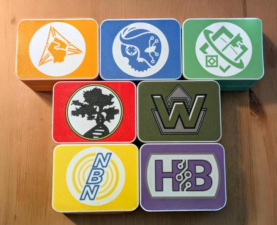 Netrunner Faction Deckboxes - Etsy