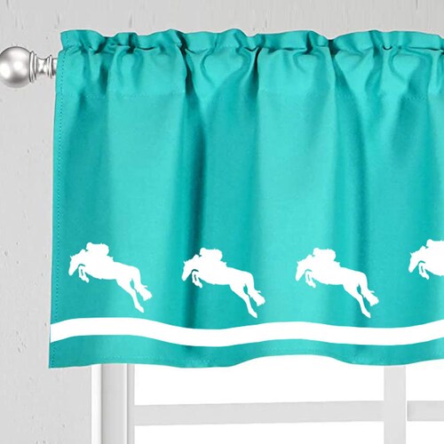 Morgan Horse Window Valance Curtain Your Choice of Colors - Etsy