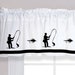 Fly Fishing Fish Lure Angler Window Valance in Your Choice of Colors ...