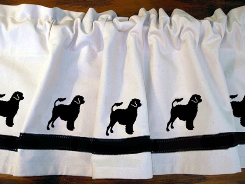 Portuguese Water Dog Lion Cut Hand Painted Glass Christmas - Etsy