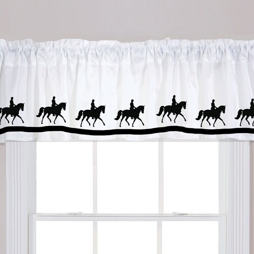 Morgan Horse Window Valance Curtain Your Choice of Colors - Etsy