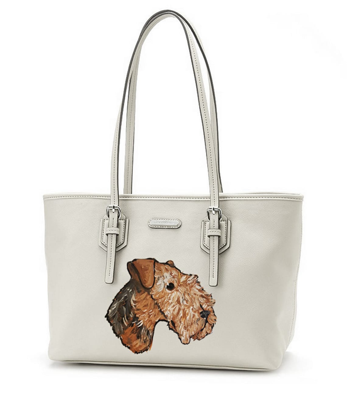 Welsh Terrier Dog Hand Painted Purse / Handbag / Wearable Art - One of ...