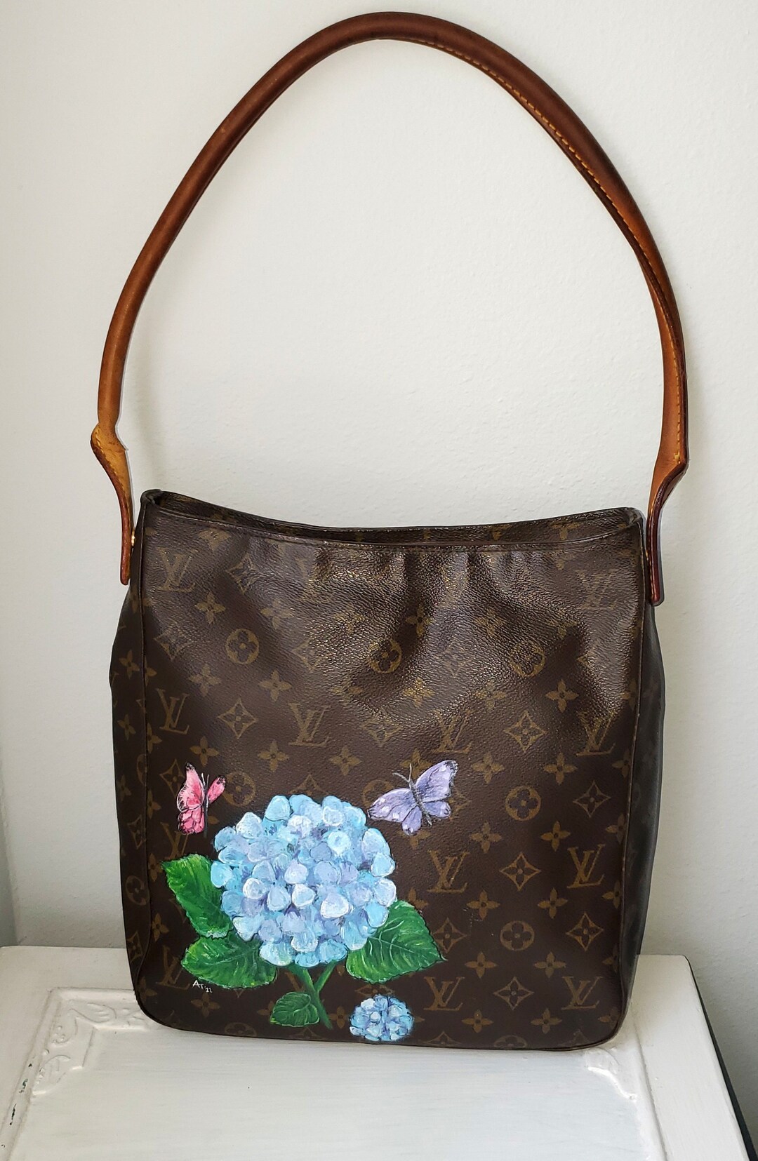 Custom Painting Art on YOUR LV Louis Vuitton Channel Coach Purse ...