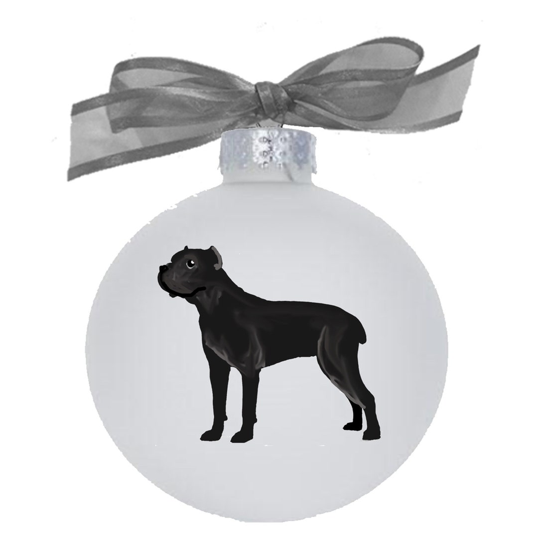 Cane Corso Dog Hand Painted Christmas Ornament - Personalized Christmas ...