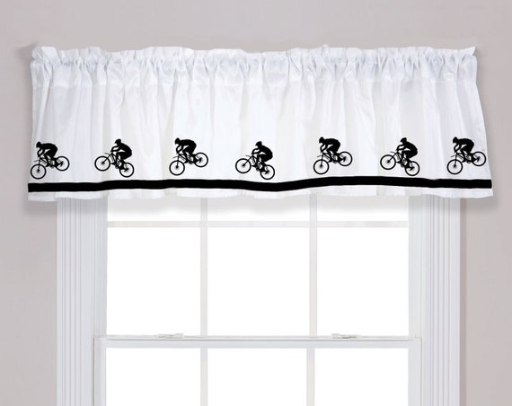 Mountain Bike Biking Adventure Extreme Sport Window Valance - Etsy