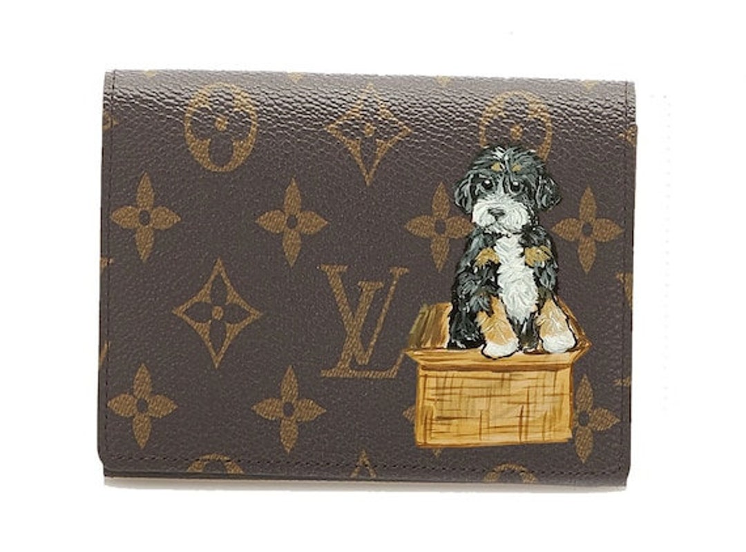 Custom Hand Painted Wallet Dog From Your Photo Painted on YOUR Luxury ...