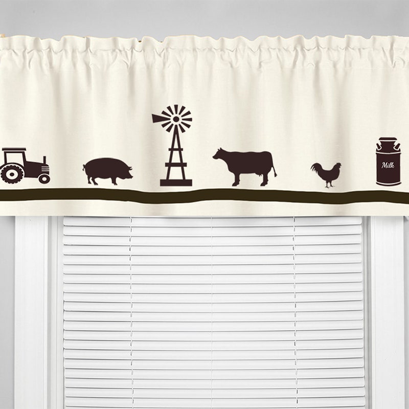 Farmhouse Valance - Etsy