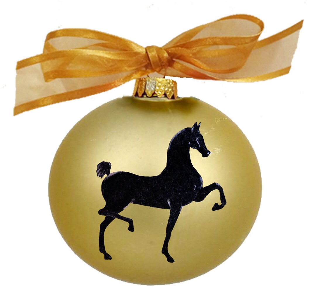 Hackney Horse Pony Hand Painted Christmas Ornament (glass) Ball Bulb ...
