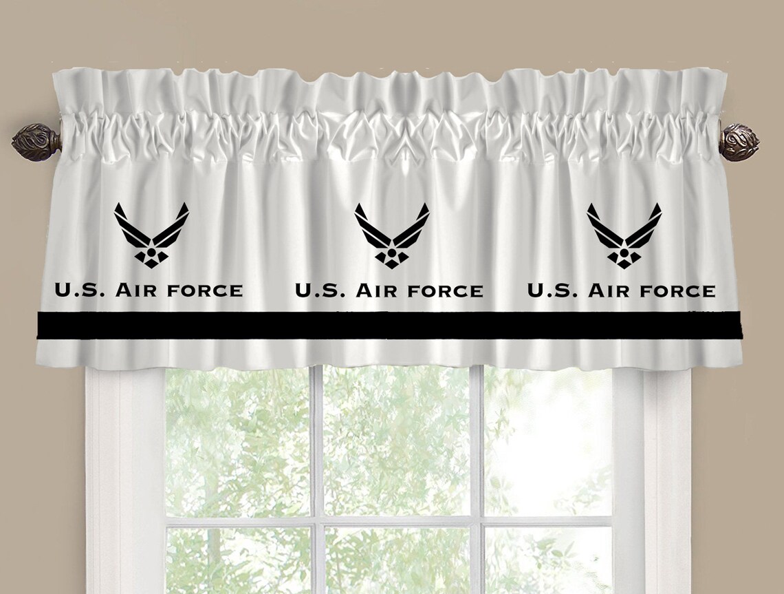 United States Air Force Military Window Valance / Treatment - Etsy