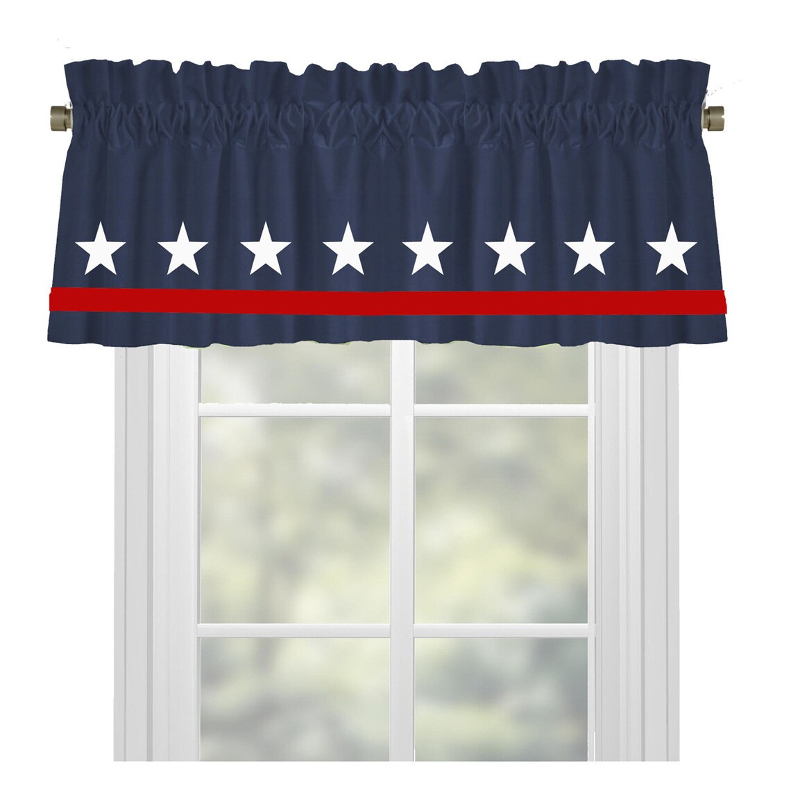 Anchor Nautical Ship Wheel Window Valance Curtain Your - Etsy
