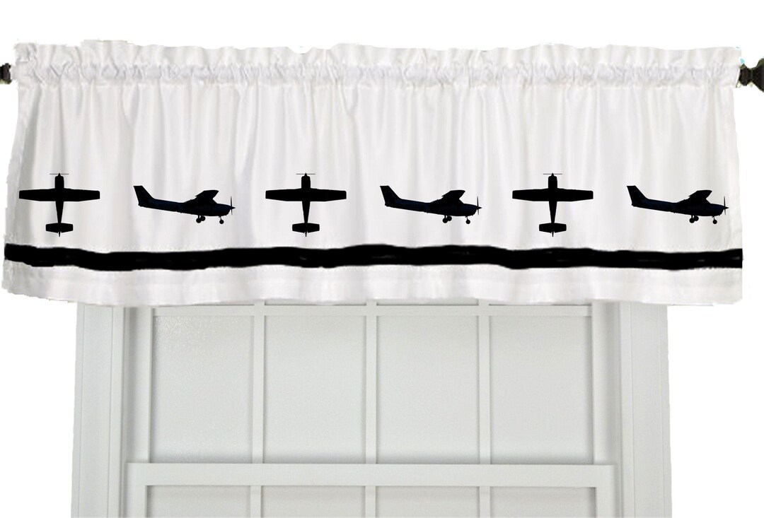 Cessna Plane Aircraft Window Valance/window Treatment - Your Choice of ...