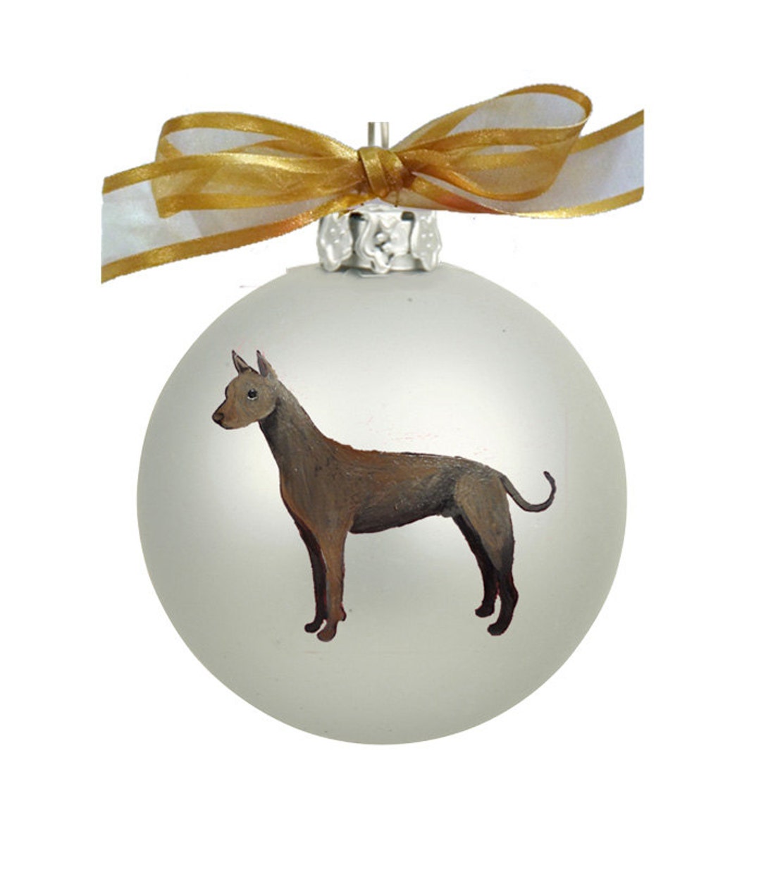 Xoloitzcuintli Xolo Dog Mexican Hairless Dog Hand Painted Christmas ...