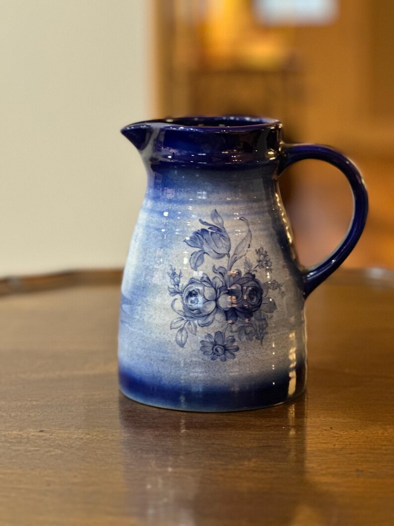 Staffordshire England Vintage Pitcher - Etsy