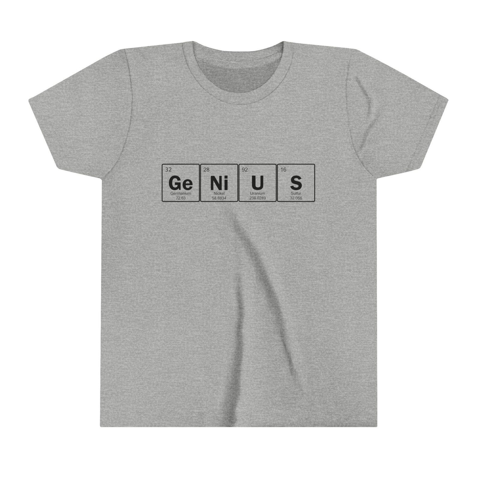 Genius Elements Youth T-shirt, Chemistry Tee, Science Shirt, STEM ...