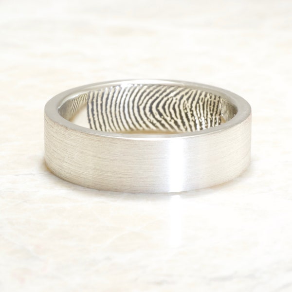 Fingerprint Ring - Etsy