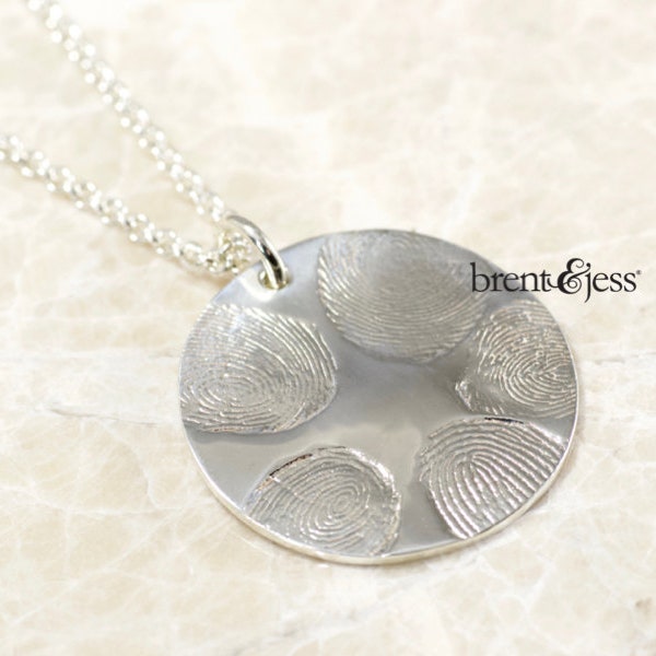 Fingerprint Necklace - Etsy