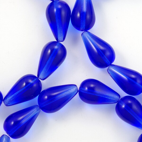 Large Teardrop Beads - Etsy