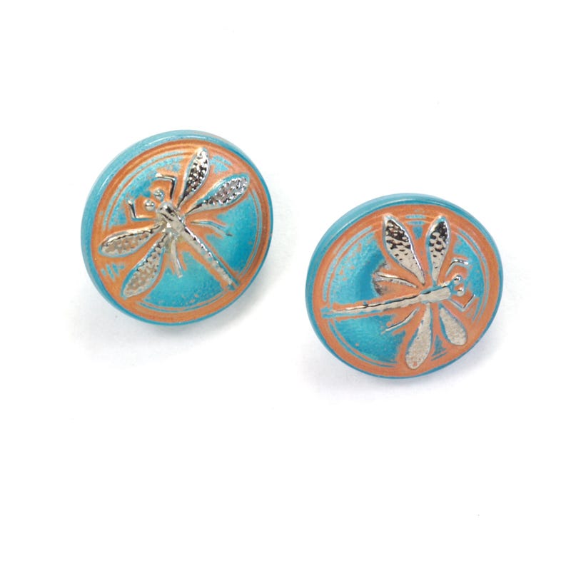 Czech Glass Buttons - Etsy