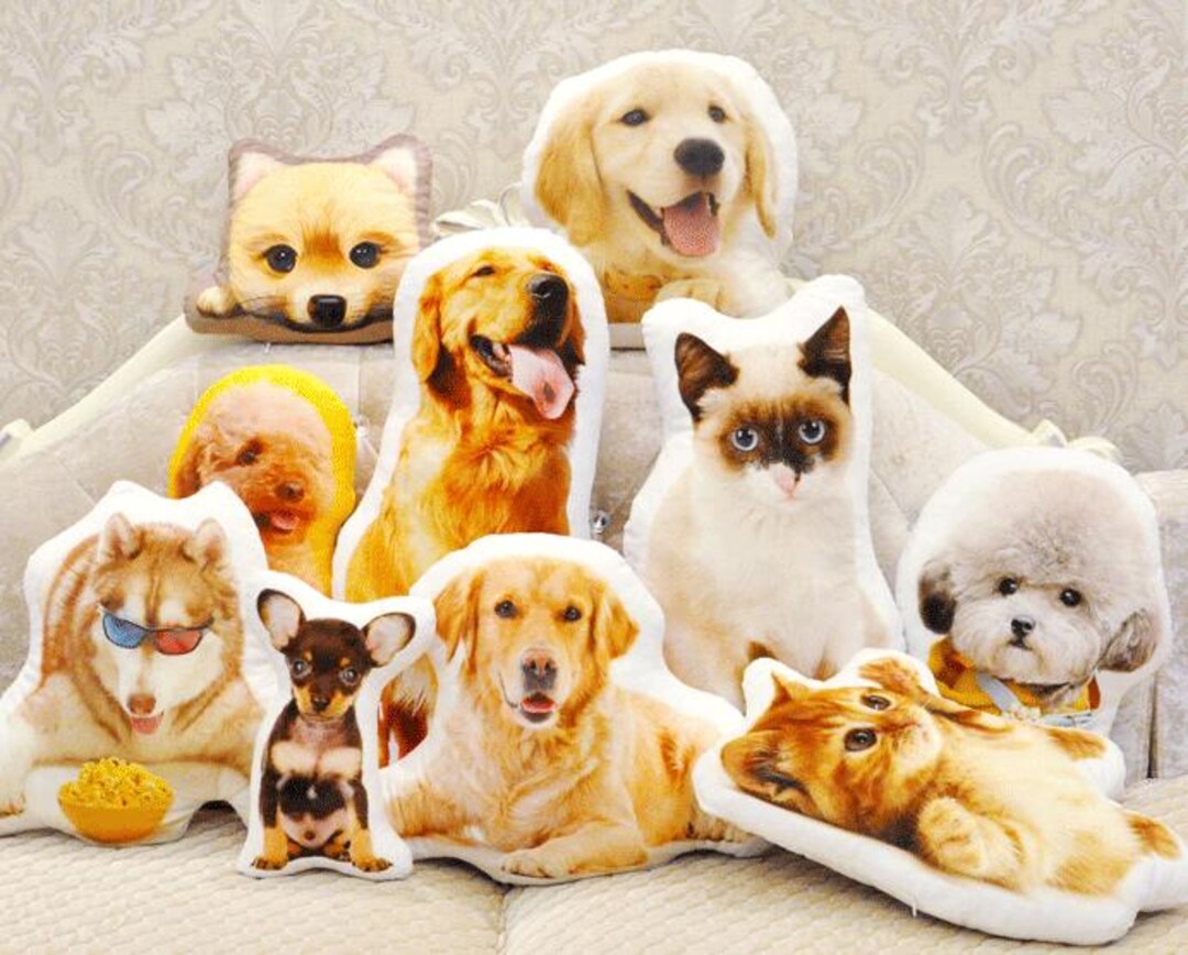 Personalized Pet Pillow, Custom 3D Pet Cushion, Funny Pet Cushion, Pet ...