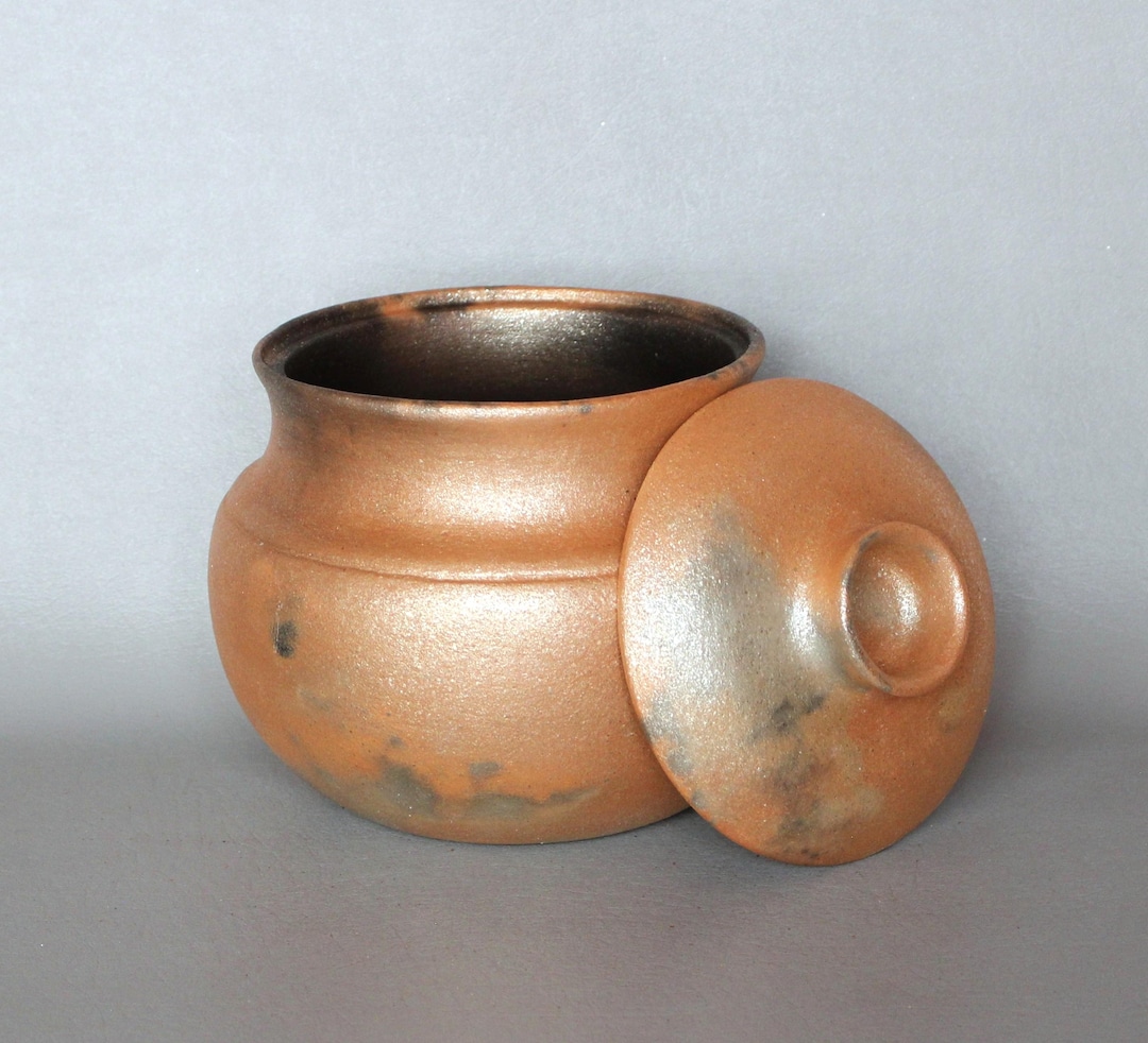Handmade Traditional Micaceous Bean Pot, 2.75 Quarts - Etsy