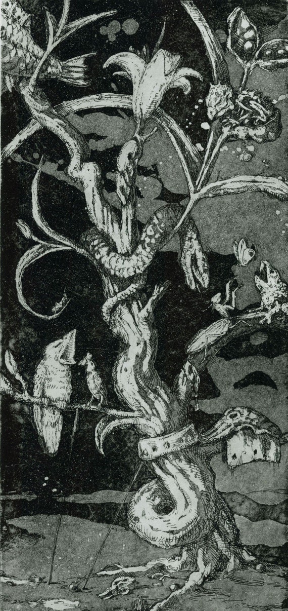 Etching Family Tree | Etsy