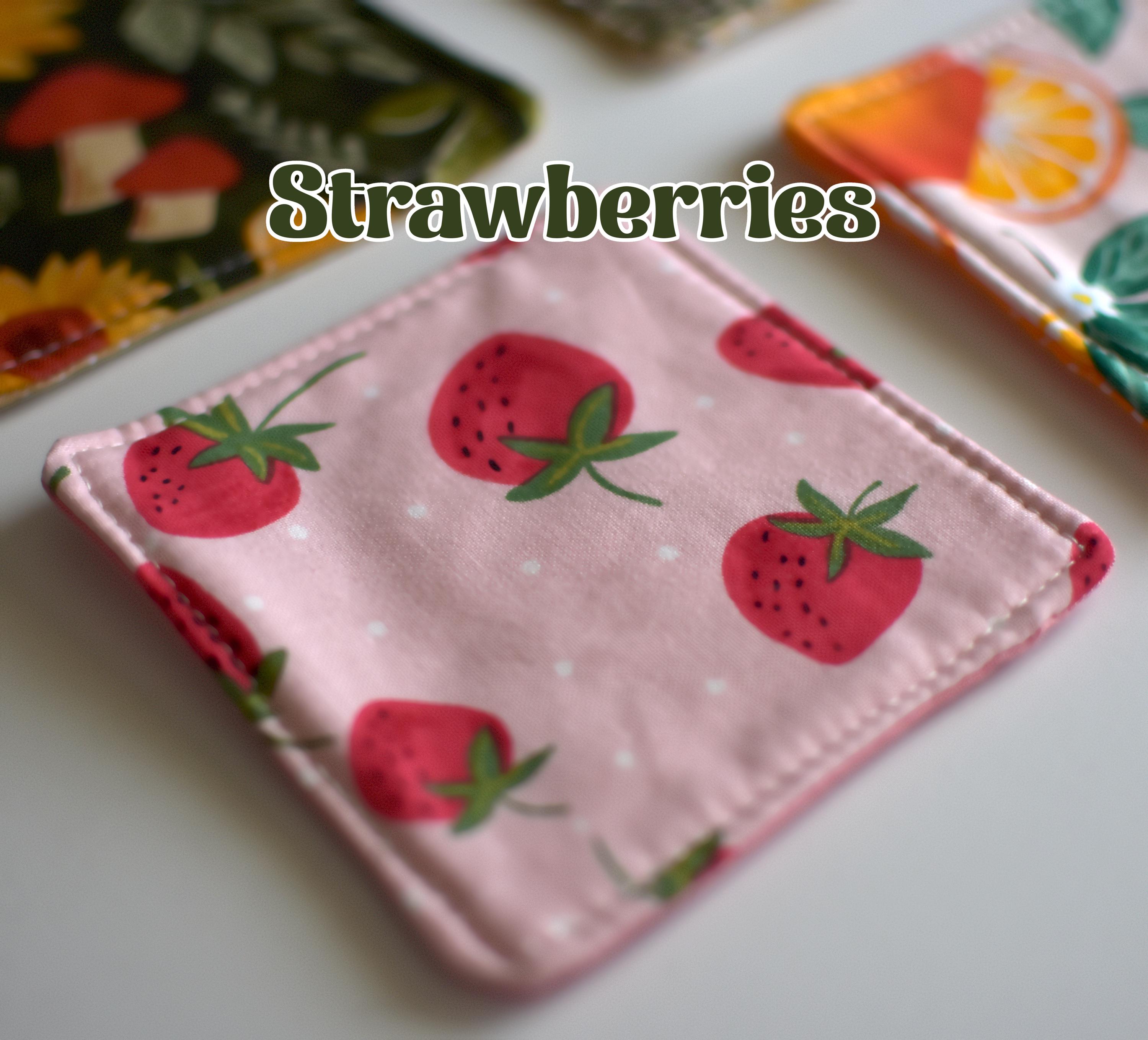 Handmade Fabric Drink Coasters and Mug Rugs | Cute Office Desk ...