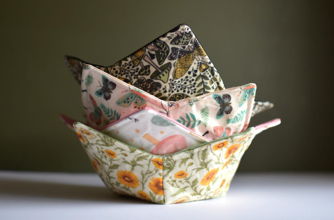 Boho Cottage Core Bowl Cozies - Ice Cream Cozy - Soup Bowl Cozy ...