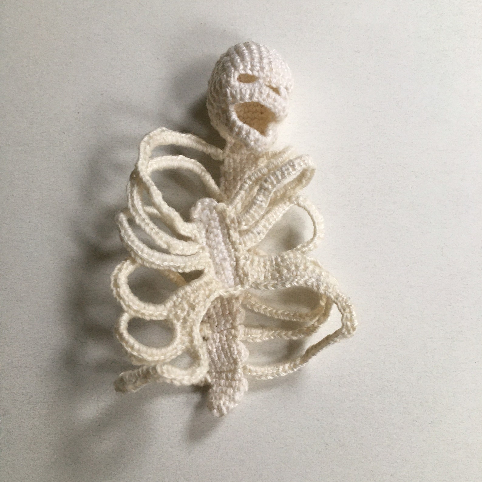 Crocheted Skull, Spine and Rib Cage - Etsy