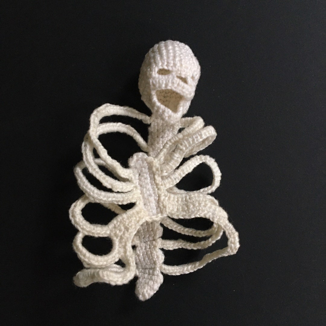 Crocheted Skull, Spine and Rib Cage - Etsy