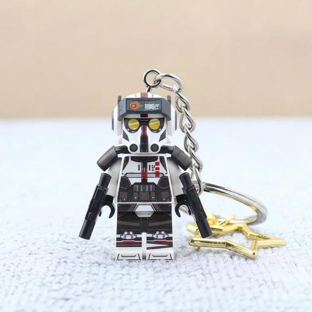 Creative Custom Made 3D Star Wars Clone Trooper Keychain Hand-made ...
