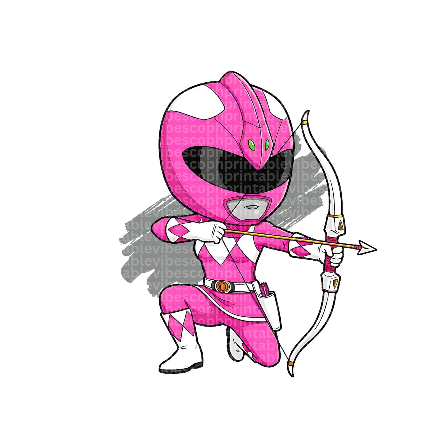 Power Rangers Chibi Clipart Bundle | Superhero Printable Poster, Cute ...