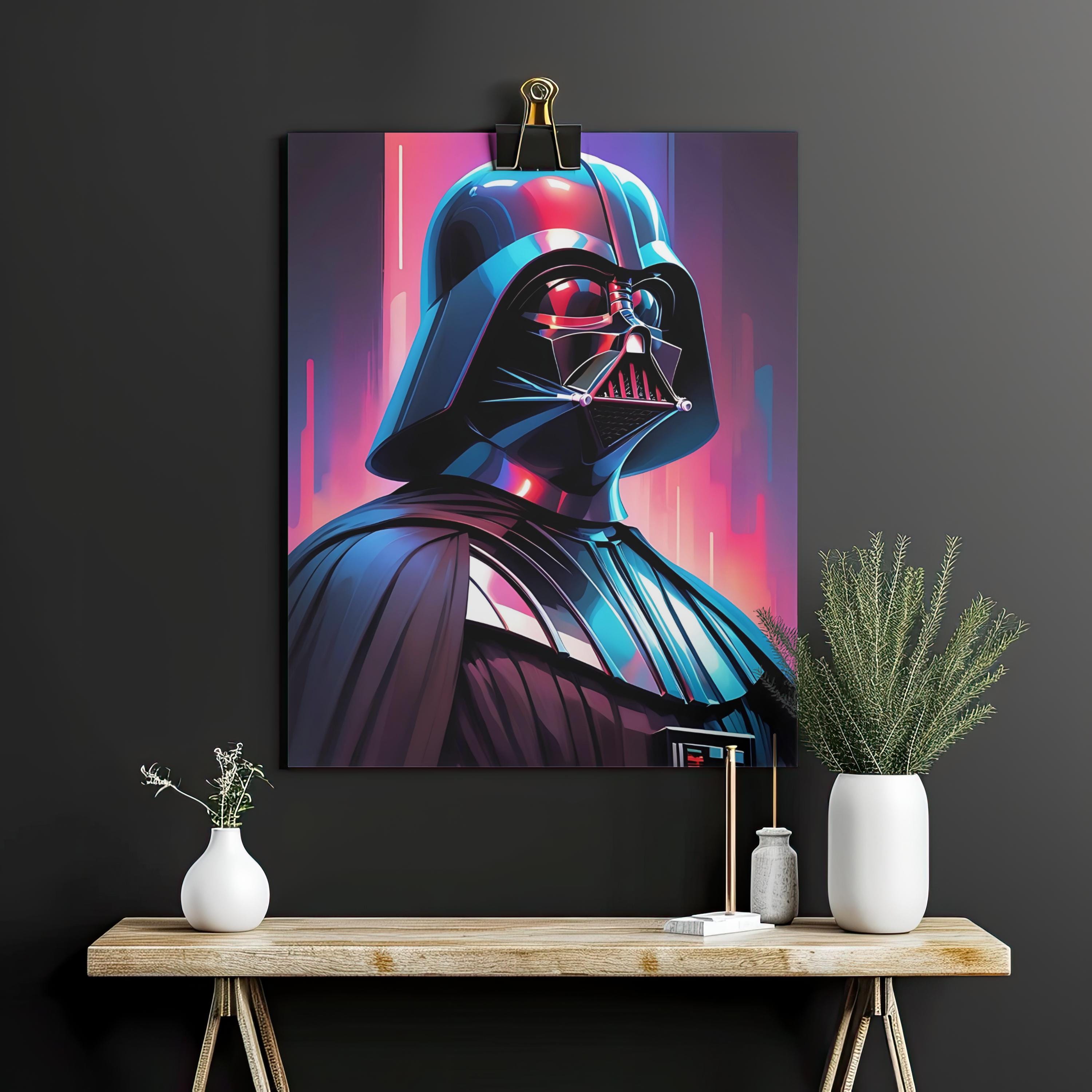 Star Wars Poster Prints 6 Iconic Characters Darth Vader Darth Maul C ...