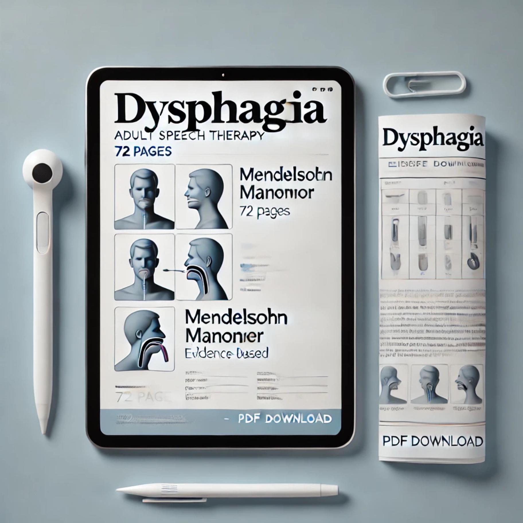 Dysphagia Pack, PDF, Patient Handouts, Worksheets, Resources ...