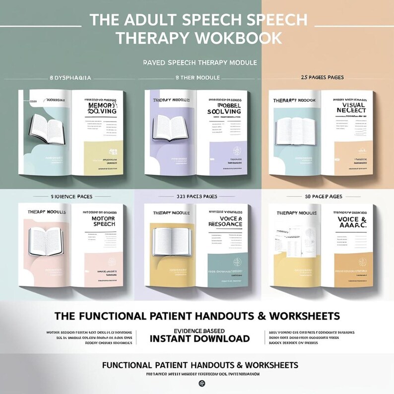 Adult Speech Therapy STARTER PACK, Speech-language Pathologist, SLP ...