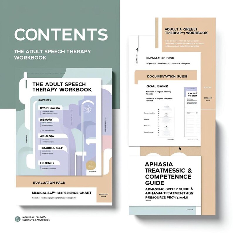 Adult Speech Therapy STARTER PACK, Speech-language Pathologist, SLP ...