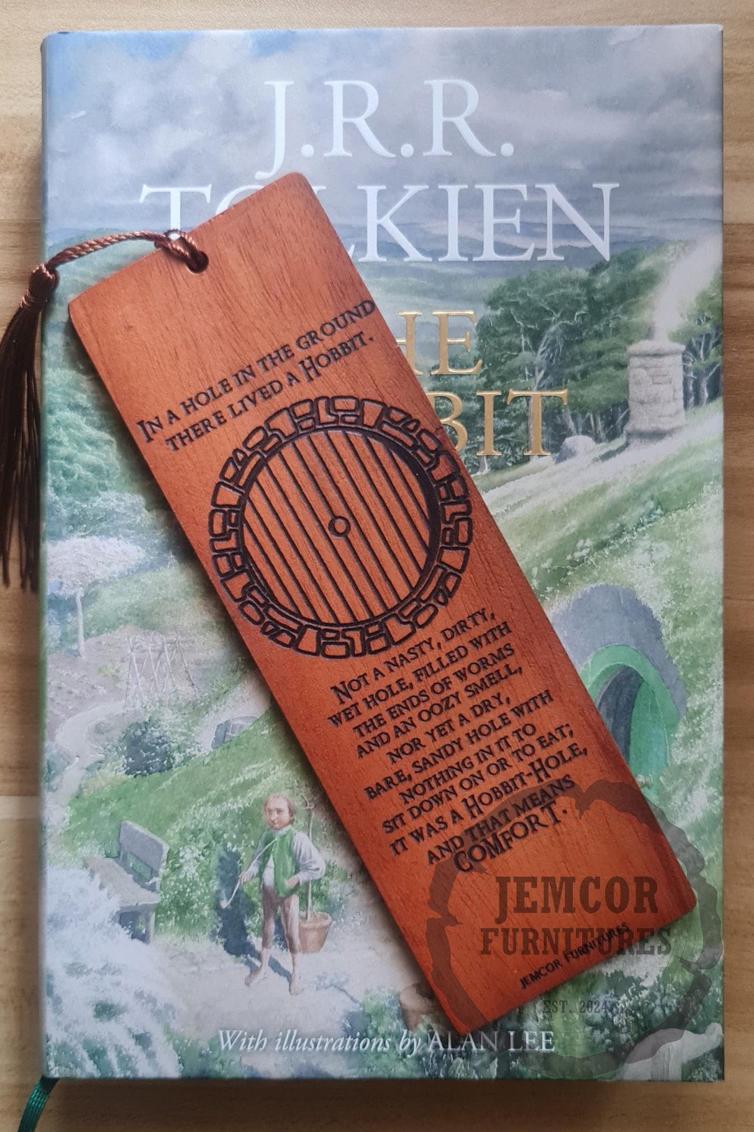 Personalized Laser Engraved Bookmark, the Lord of the Rings the Hobbit ...