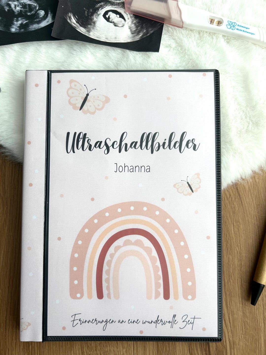 Personalized Photo Album for Ultrasound Pictures for Storage With ...