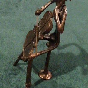 Vintage Metal Seated Female Cellist. Stands 8 Tall. - Etsy