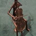 Vintage Metal Seated Female Cellist. Stands 8 Tall. - Etsy