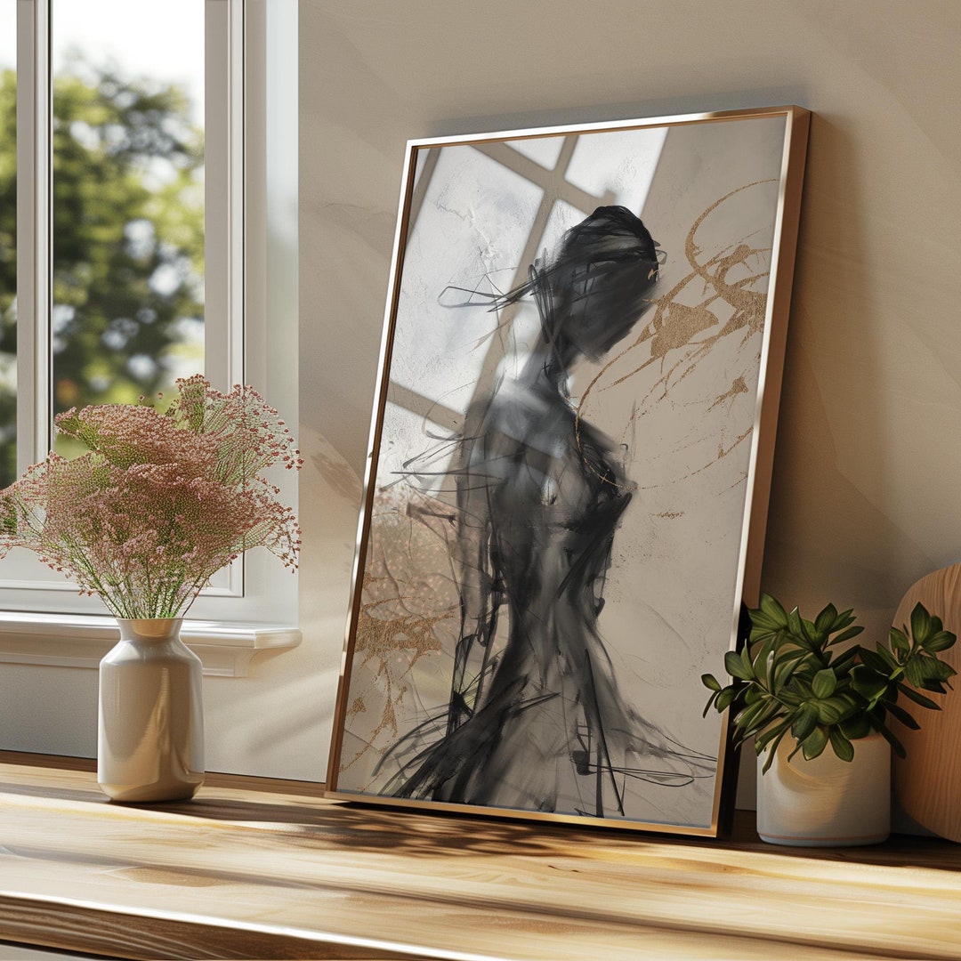 FEMININITY POSTER WOMAN Figures Print, Artful Female Wallart Print ...