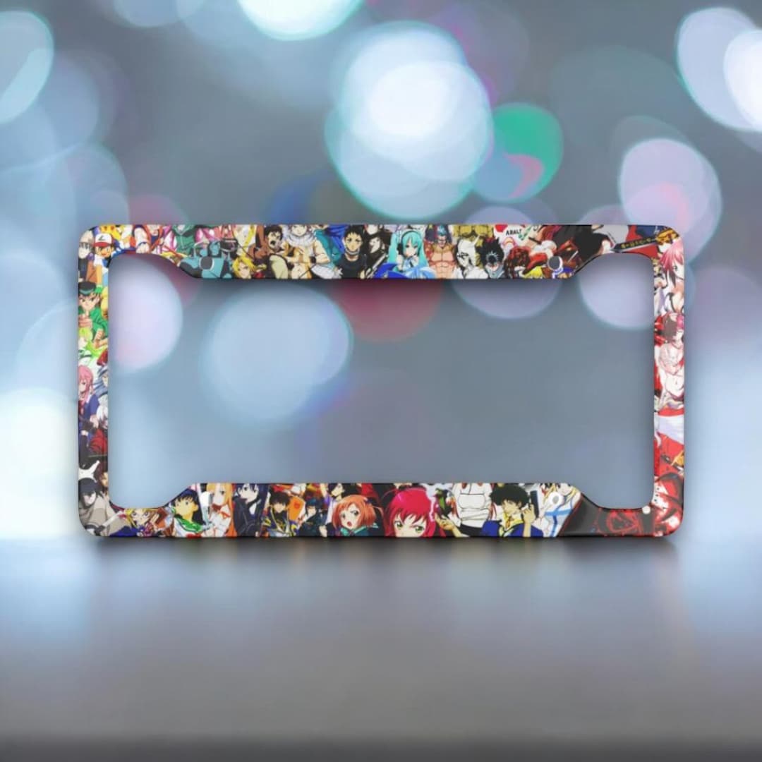 Anime License Plate Frame, Sedan, SUV, Truck, Pickup Truck, Vehicle ...